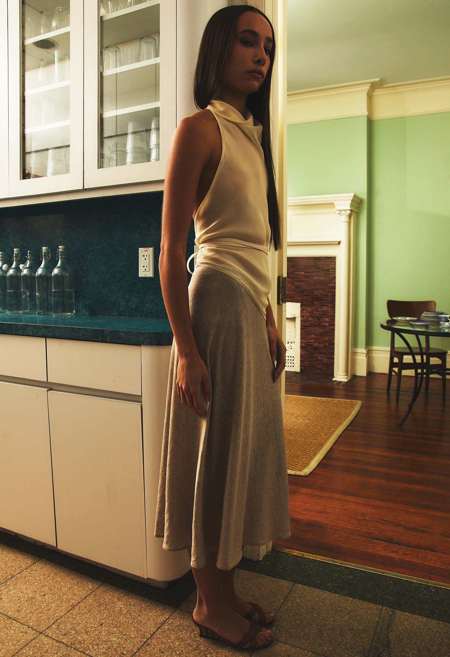 Sheer Kite Top Ivory – Tae Park